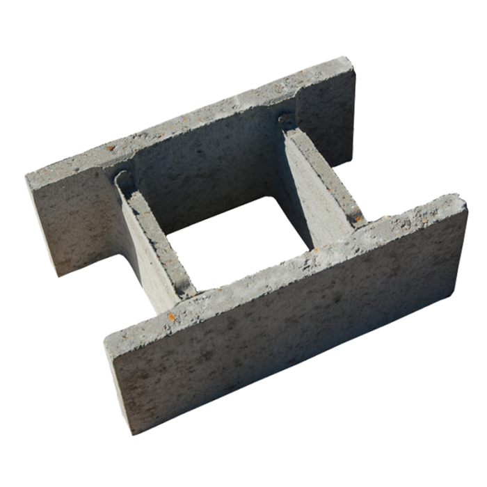 FUNDABLOKKE 33 X 50 X 20 CM GRÅ (P-04634) | Byggmax