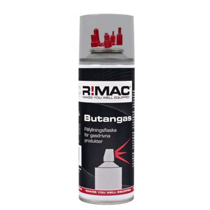 Butangas Påfyllningsflaska Rimac (6478635) Byggmax.dk