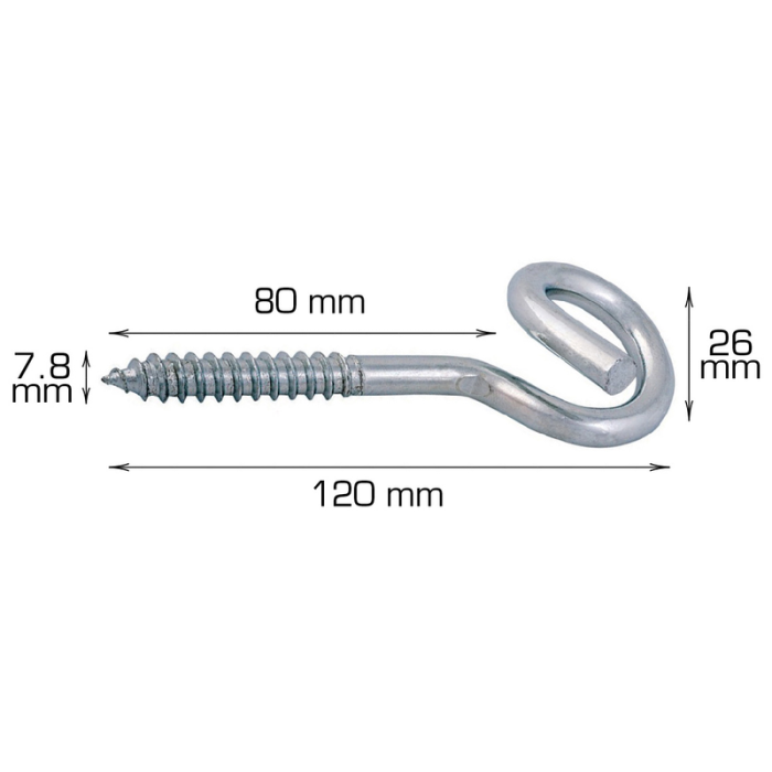 Skruvkrok Trapets Elförzinkad Home>it (68712735) Byggmax.dk